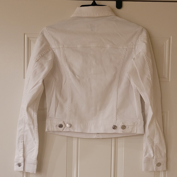 Edwin | Jackets & Coats | Edwin White Denim Evie Jacket | Poshmark